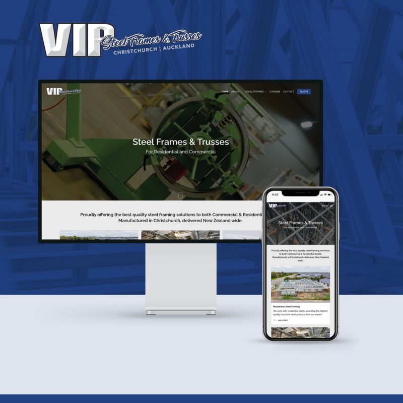 Vip Steel Frames & Trusses | MoMac Creative Agency